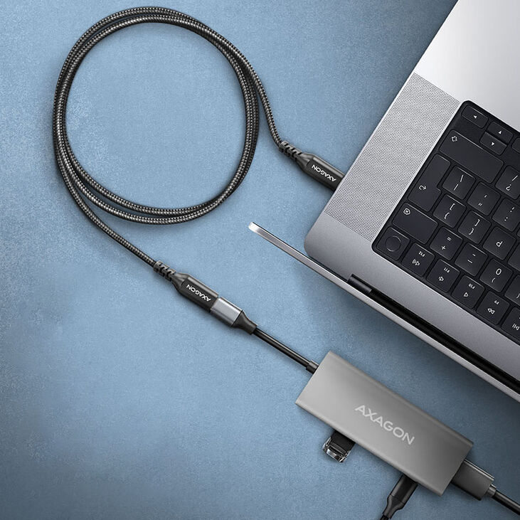 Axagon USB-C High-Speed Aluminium Extension Cable